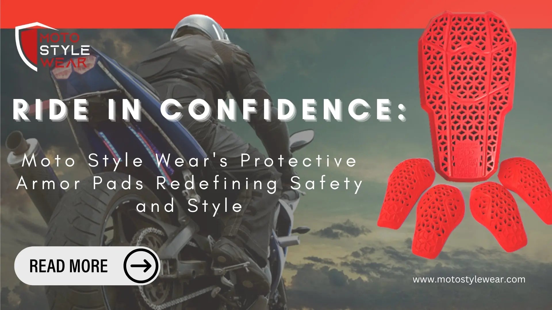 Style Wear's Protective Armor Pads Redefining Safety and Style - – Moto Style Wear