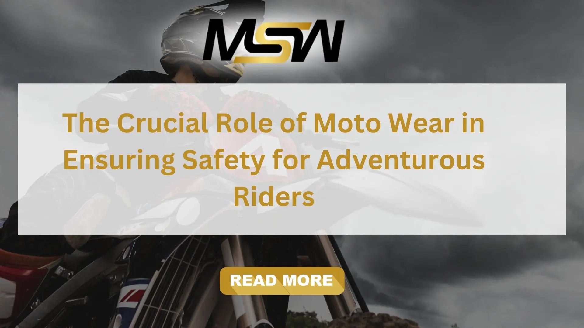 The Significance of Motorcycle Riding Safety - Moto Style Wear